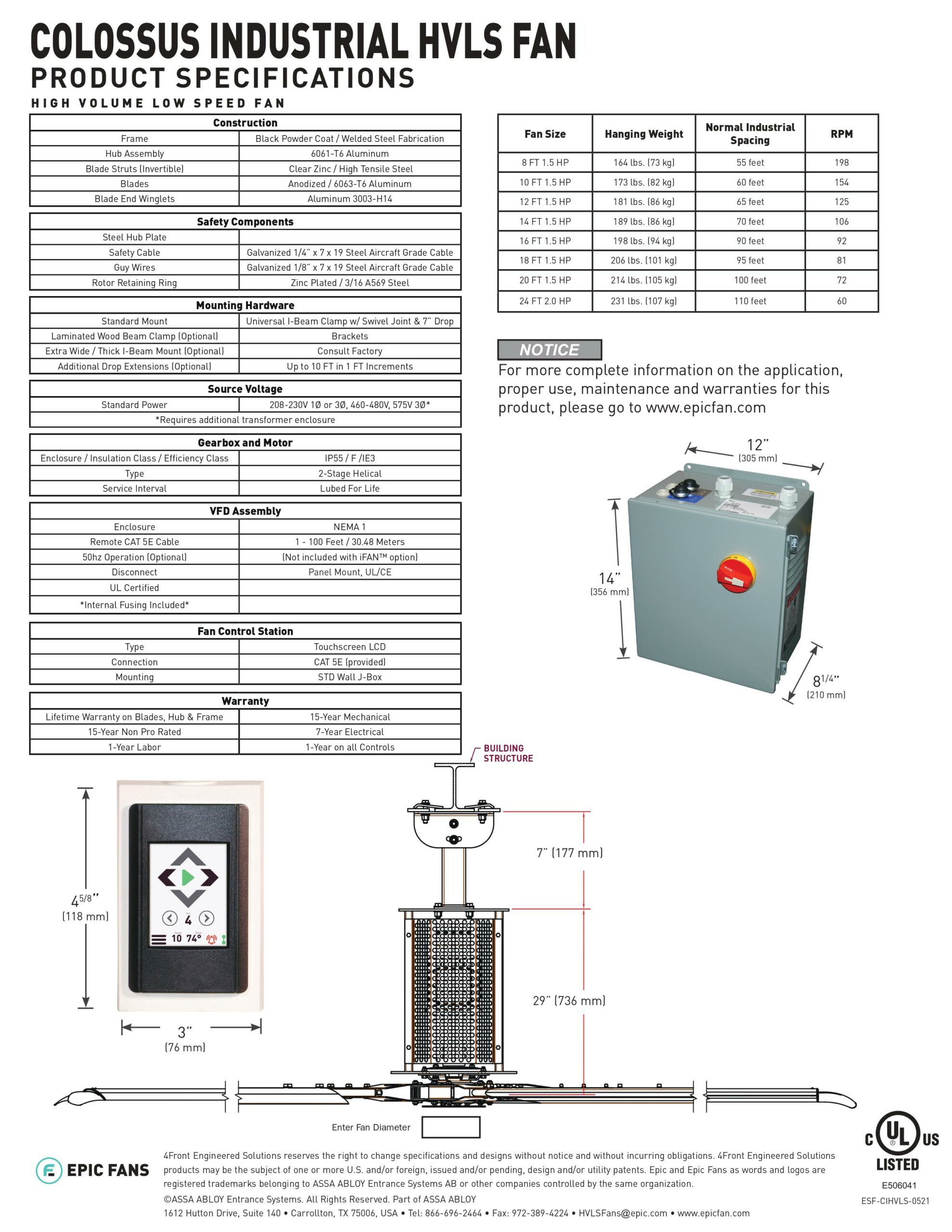 Shop HVLS Fans For Warehouse And Shop Cooling At ChopAir